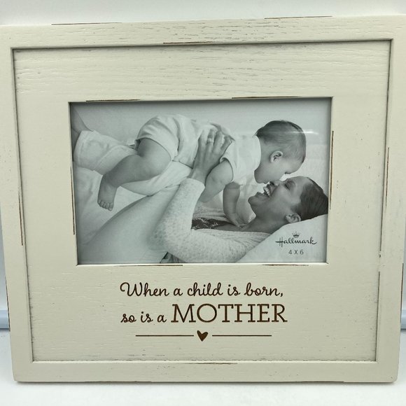 Hallmark | Accents | Hallmark Cap00 When A Child Is Born So Is A Mother ...